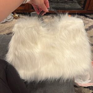Ashro | Bags | White Hand Bag Purse Brand New With Tag Ashro White Faux ...